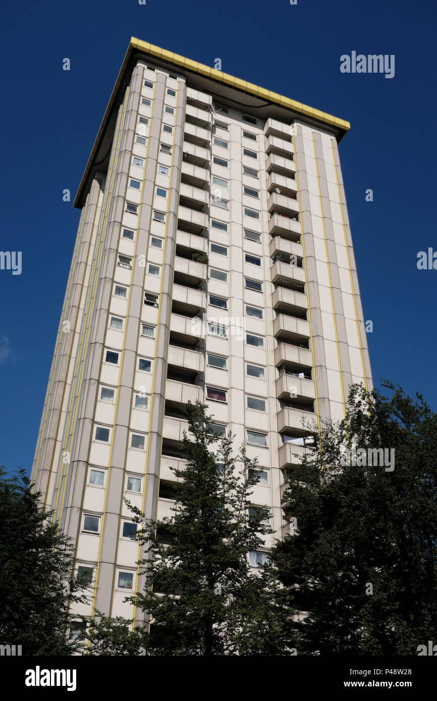 High rise council flats with cladding in Camden, London, England Stock ...