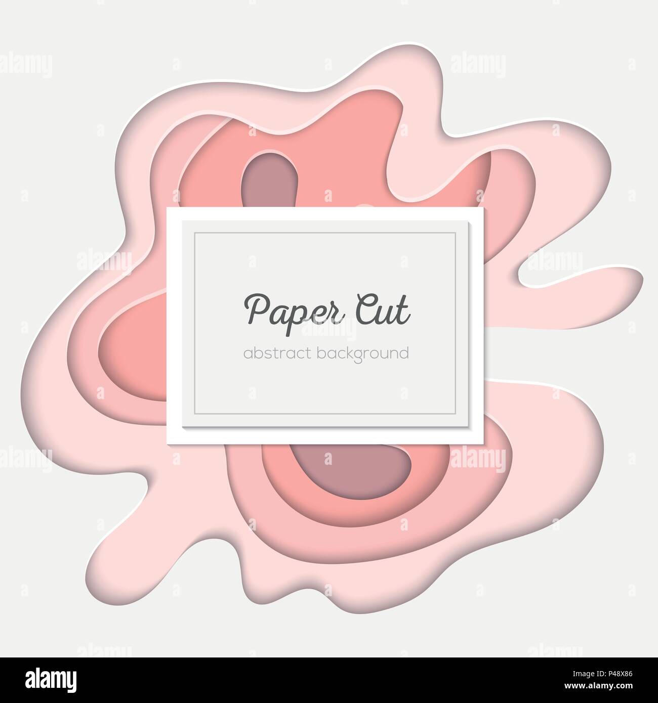 Abstract pink layout- vector template illustration Stock Vector Image ...