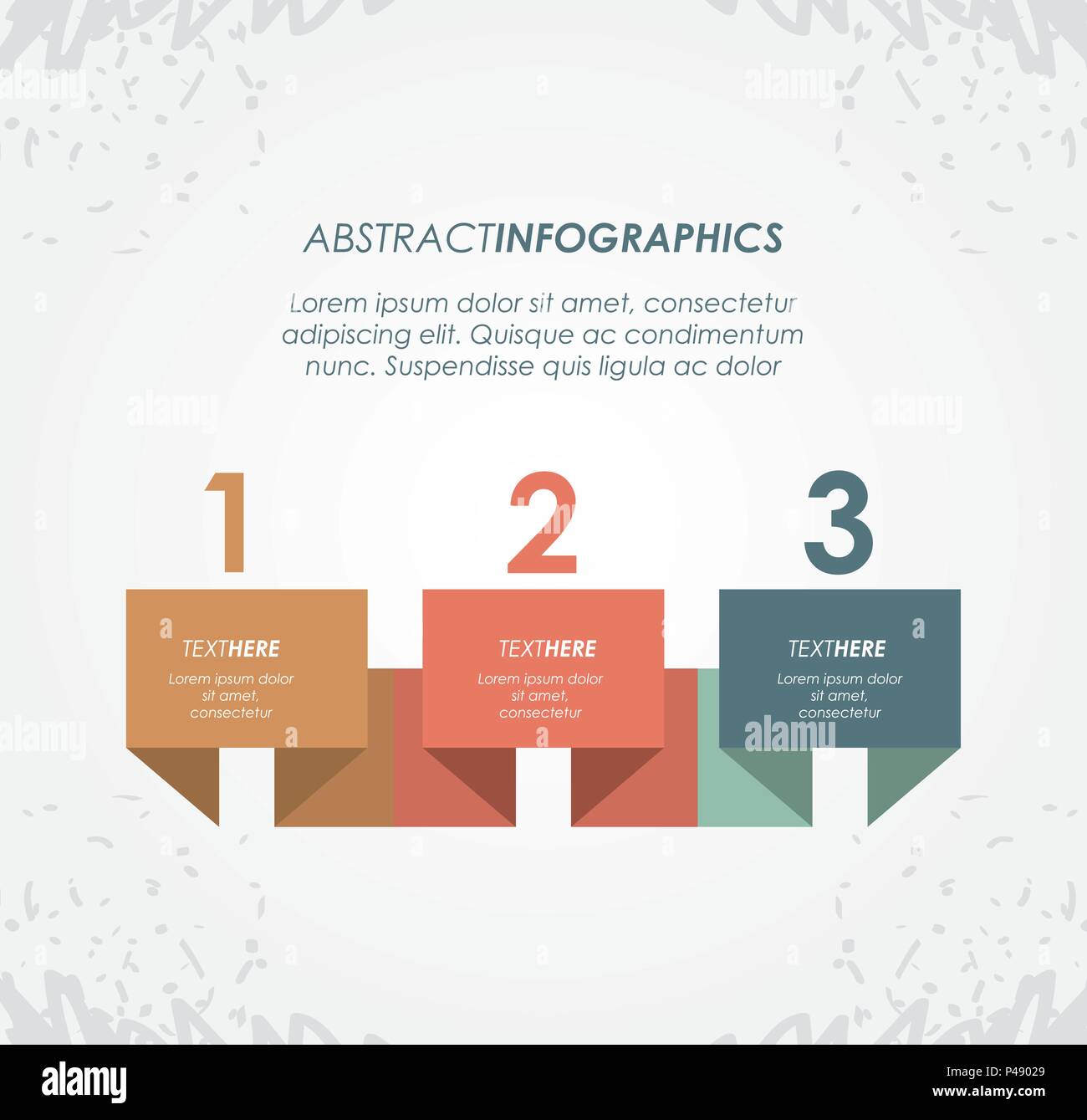 abstract infographics with numbers sketches vector illustration Stock ...
