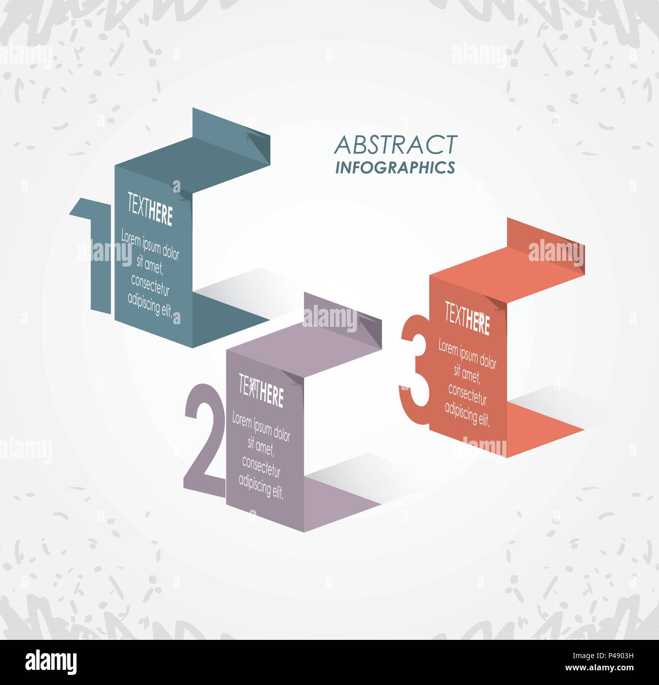 abstract infographics with numbers sketches vector illustration Stock ...