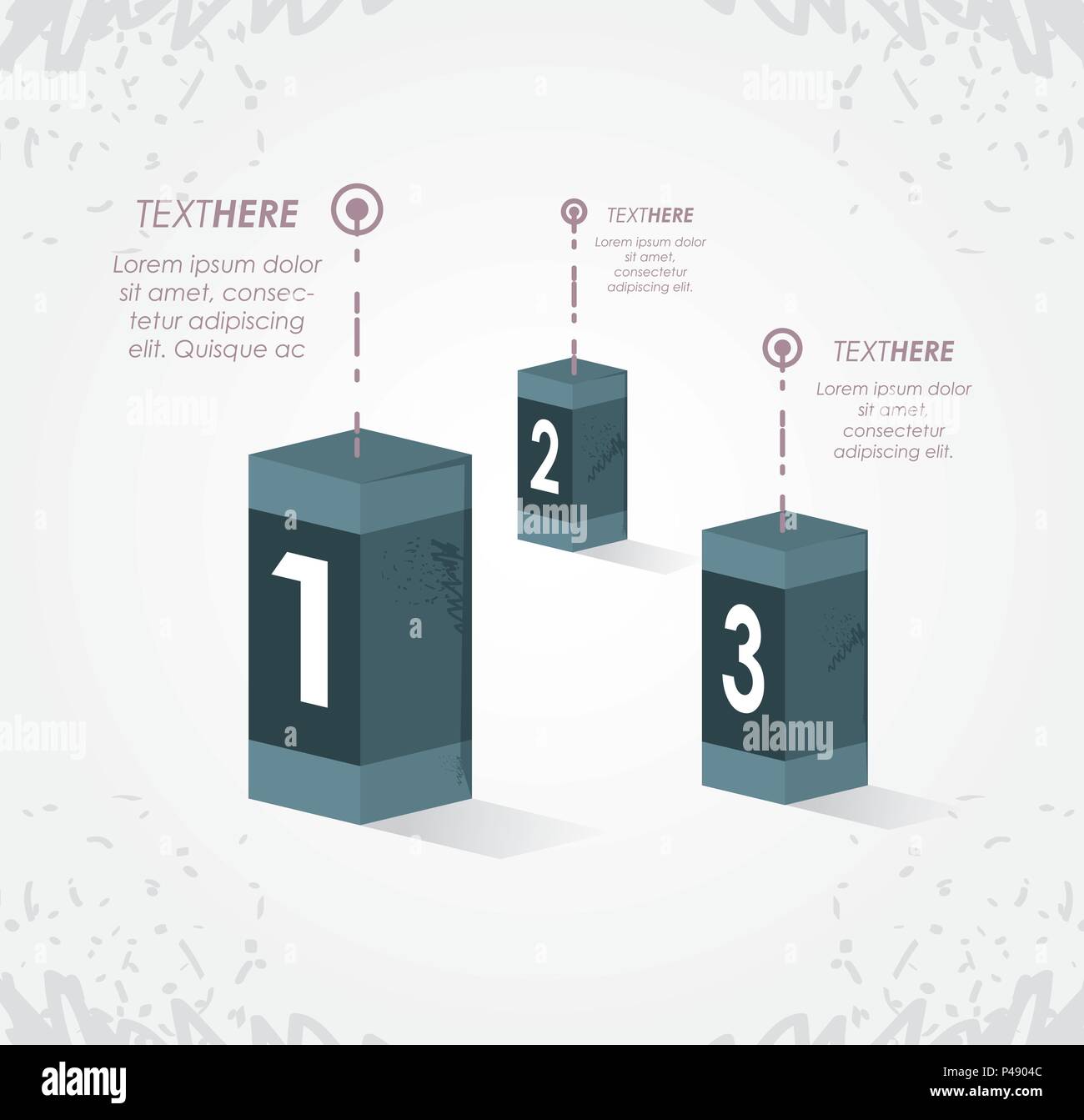 abstract infographics with numbers sketches vector illustration Stock ...
