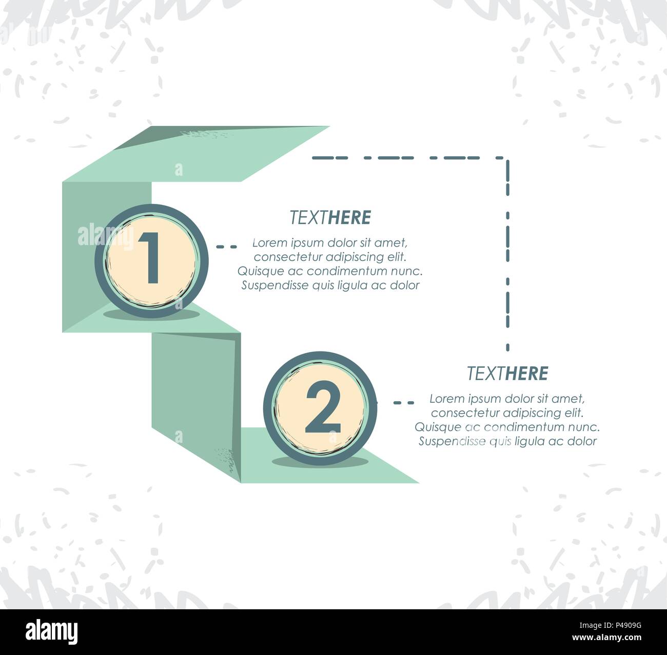 abstract infographics with numbers sketches vector illustration Stock ...