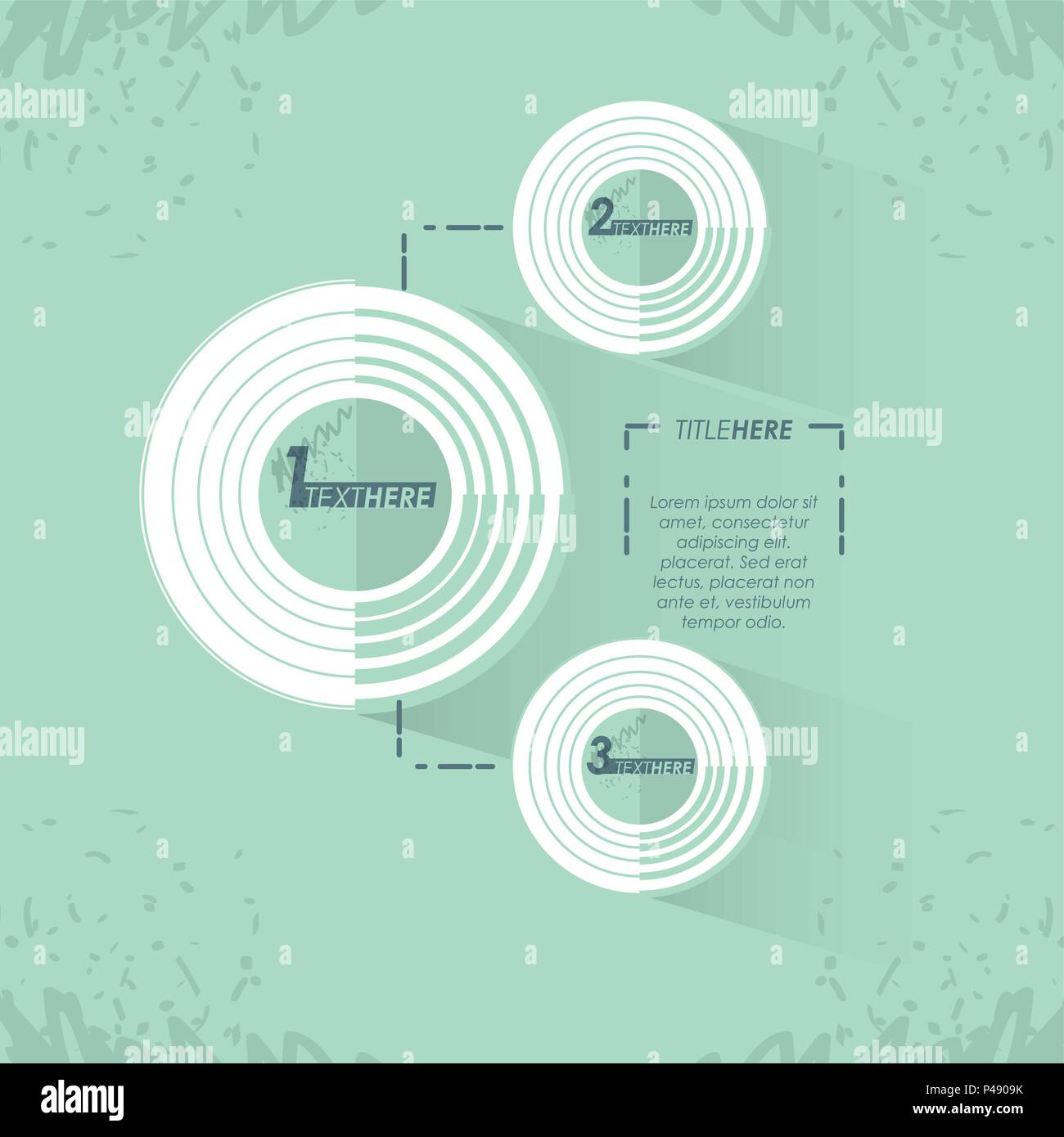abstract infographics with numbers sketches vector illustration Stock ...