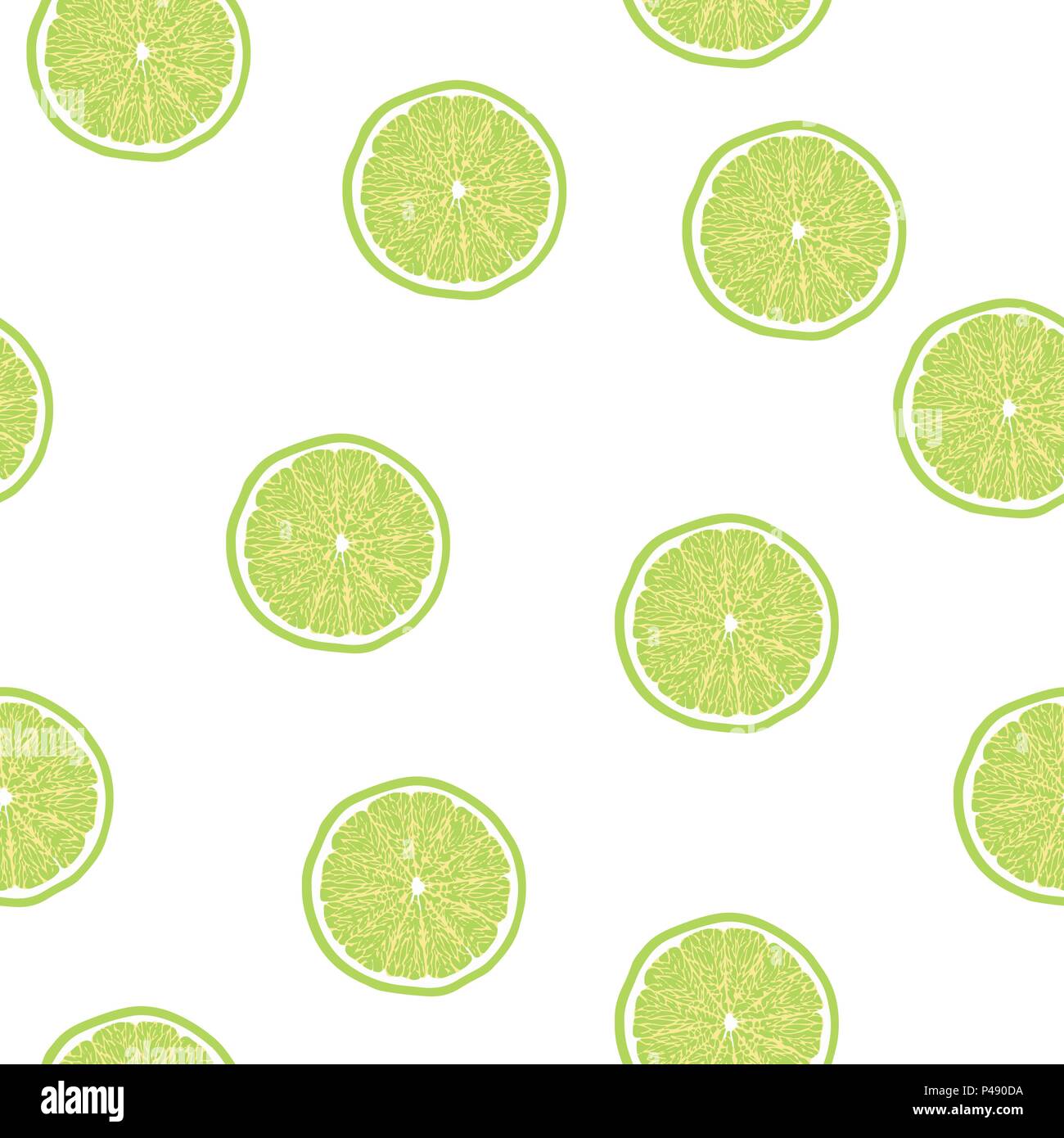 Lime slice pattern seamless. Vector illustration. Food wallpapers from citrus fruit Stock Vector ...