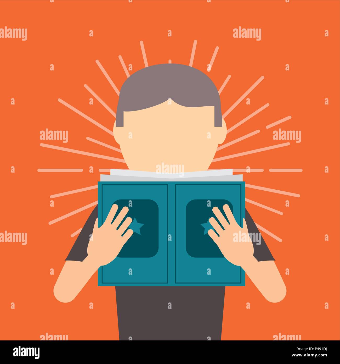 Descent orange Stock Vector Images - Alamy