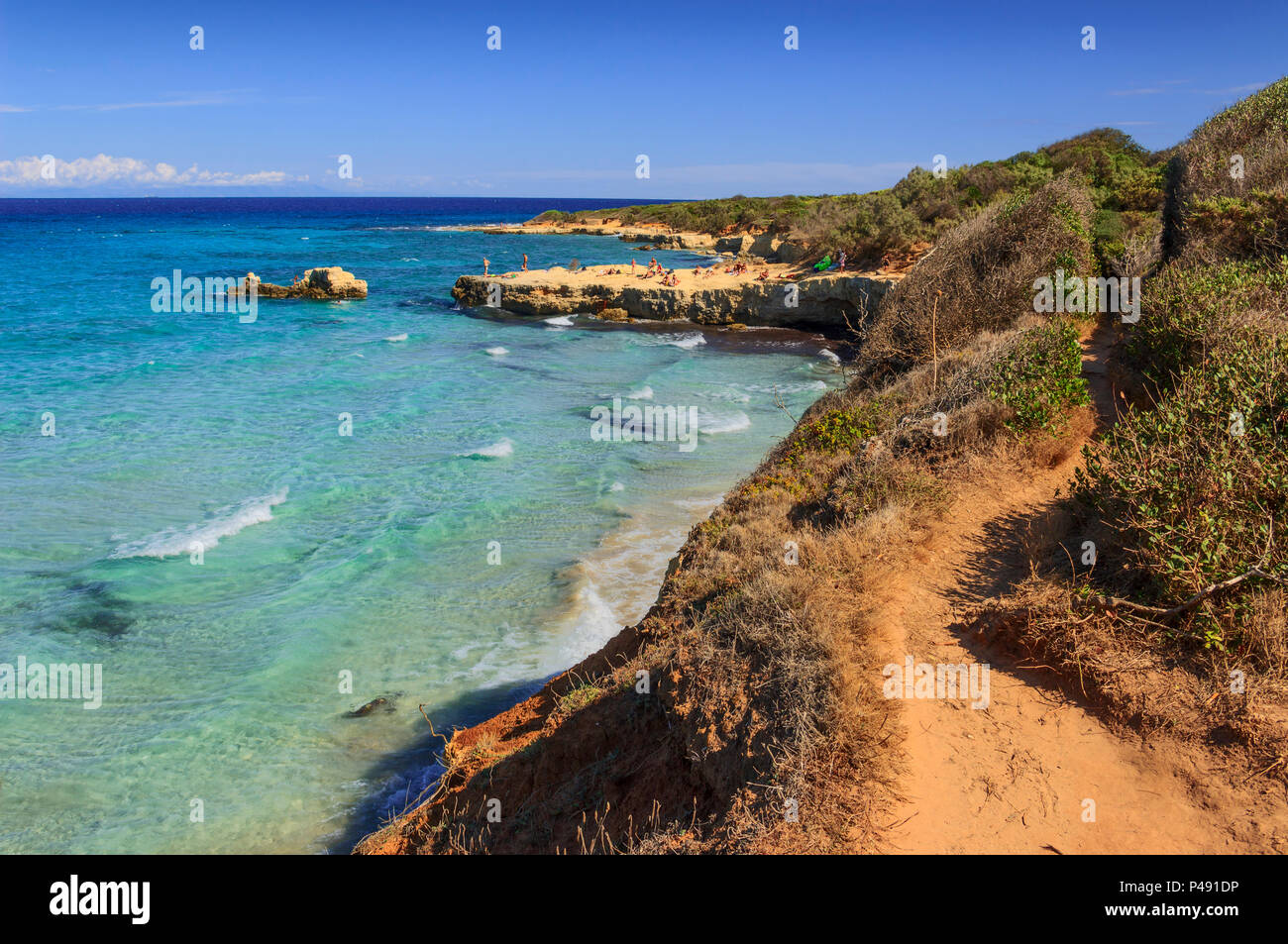Protected oasis of the lakes Alimini: Turkish Bay (or Baia dei Turchi ...