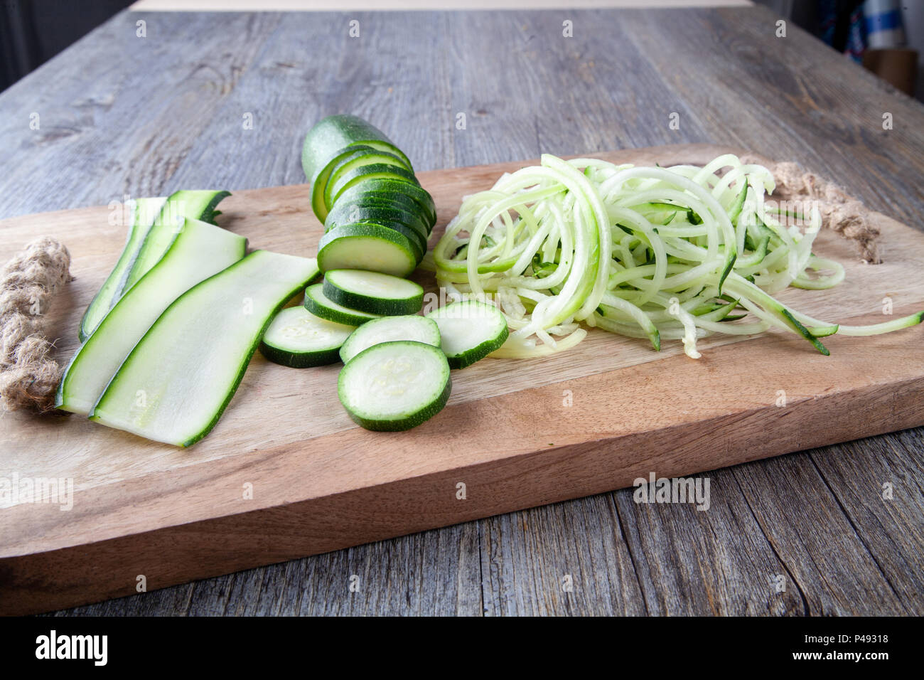 Sliced courgette hi-res stock photography and images - Alamy