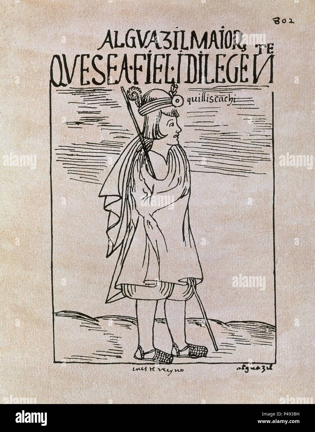 Huaman poma de ayala felipe hi-res stock photography and images - Alamy