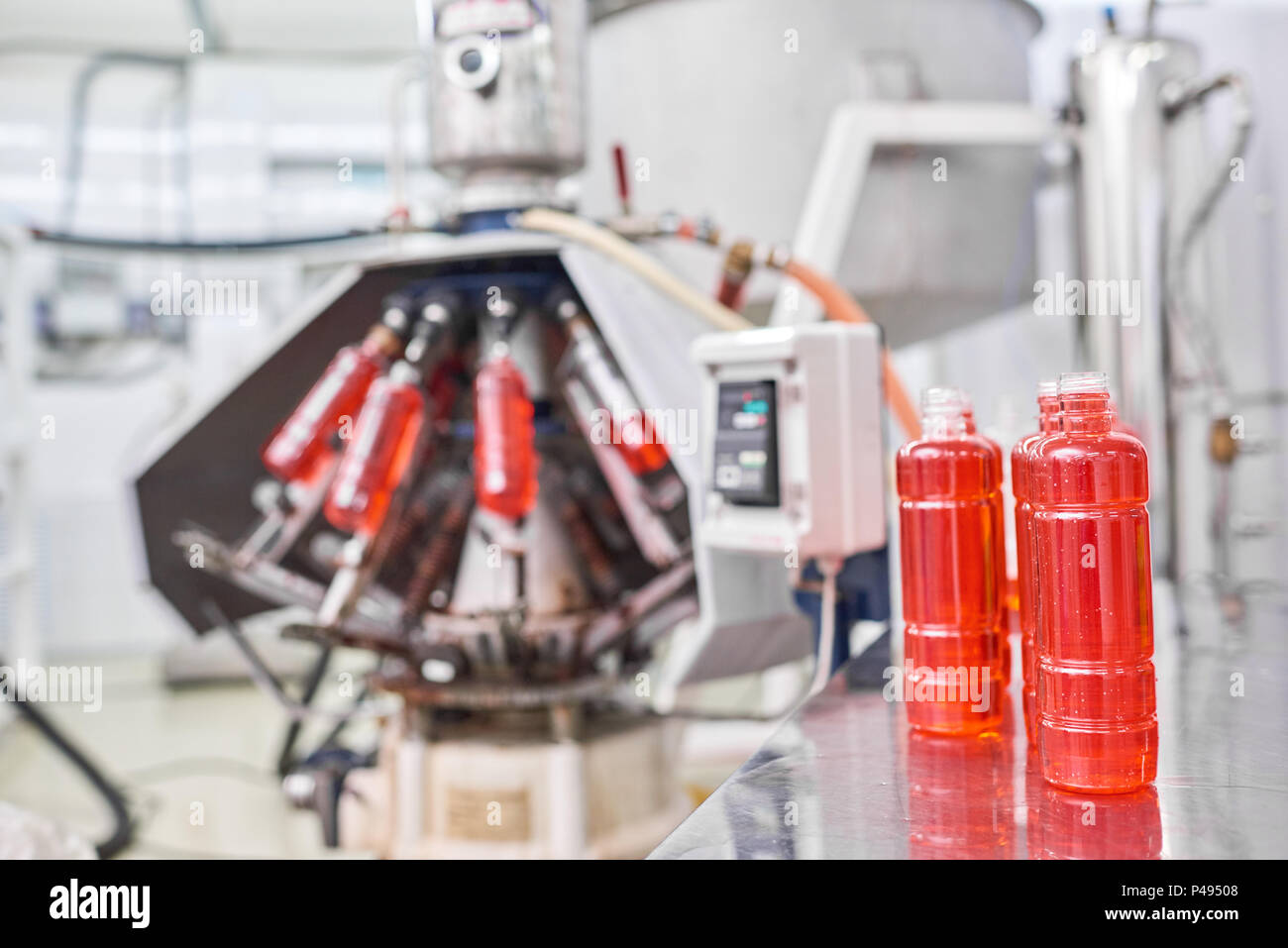 Plastic bottles production hi-res stock photography and images - Alamy