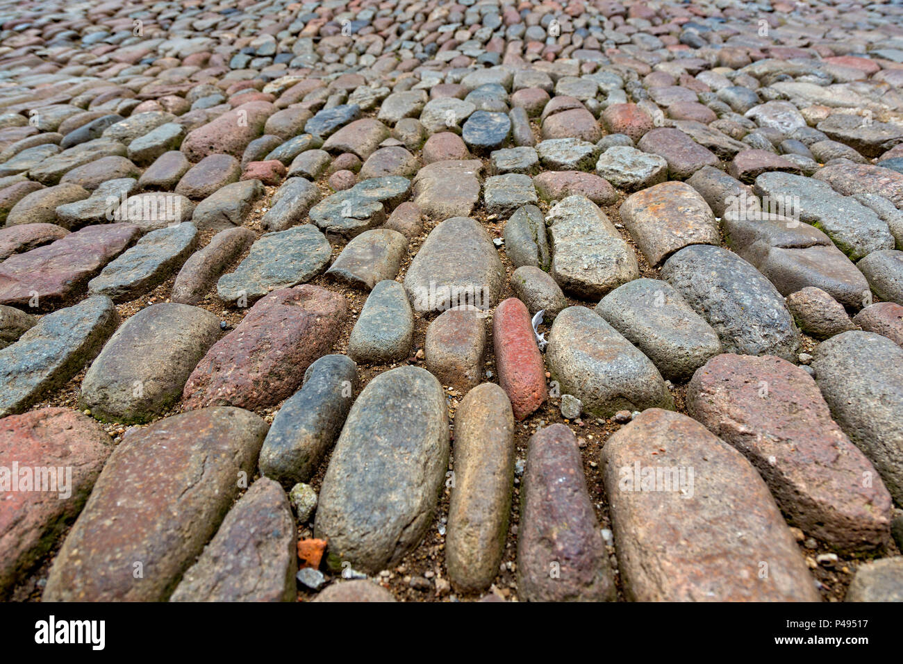 Old pebble street hi-res stock photography and images - Alamy