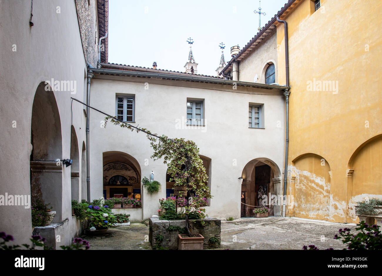 The Cimiez Monastery Nice France Stock Photo - Alamy