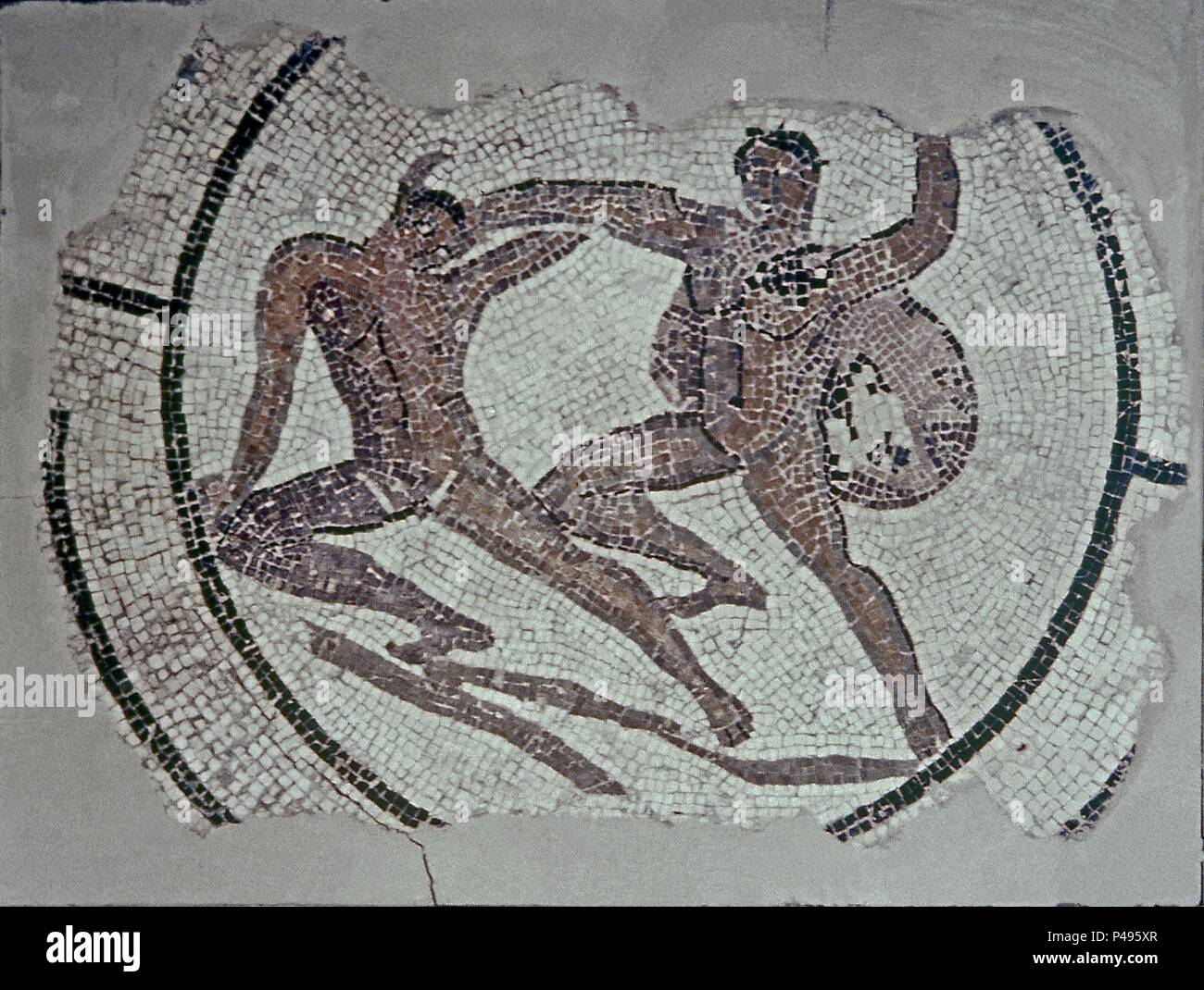 Mosaic theseus and the minotaur hi-res stock photography and images - Alamy