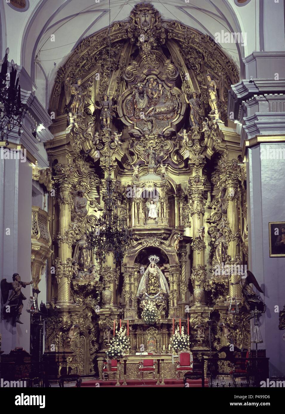 RETABLO MAYOR - REALIZADO HACIA 1765 - ROCOCO. Location: CHIESA DEI ...