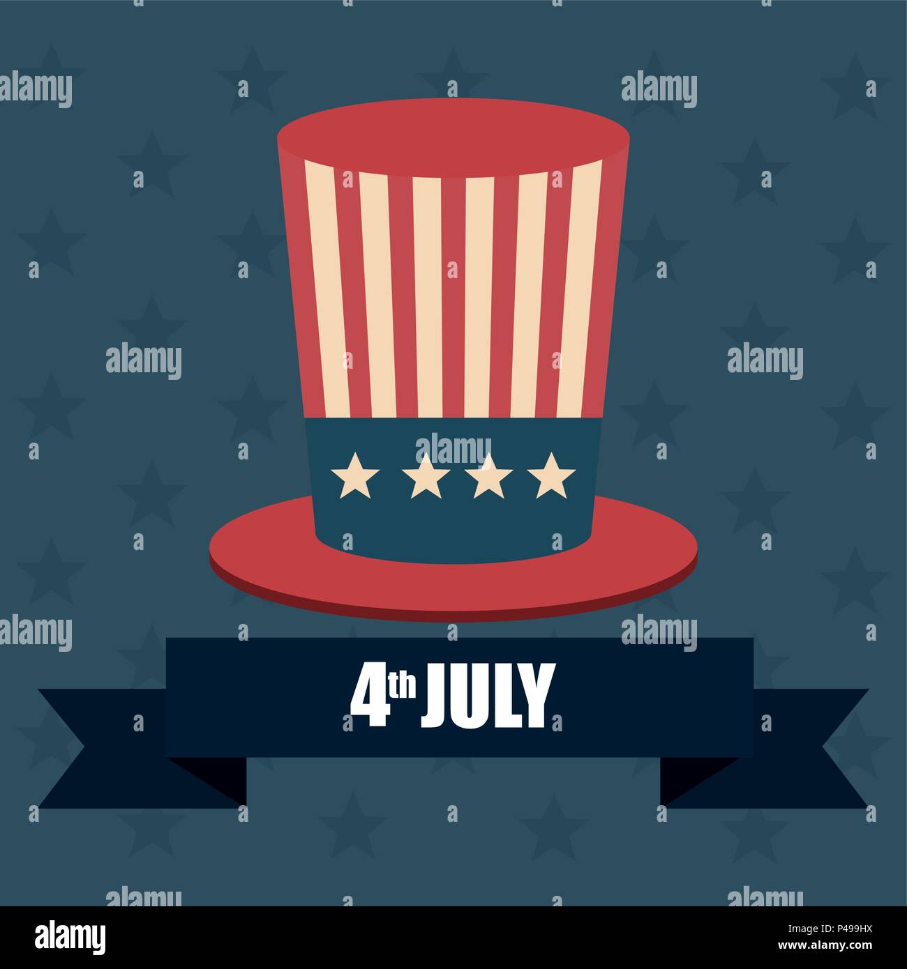 hat USA independence day celebration Stock Vector Image & Art - Alamy
