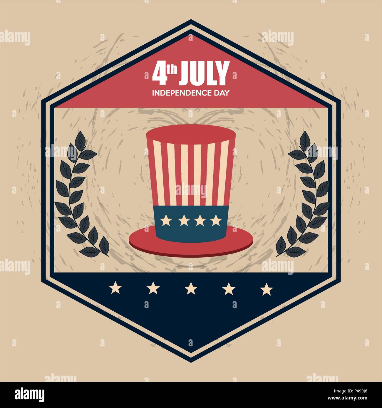hat USA independence day celebration Stock Vector Image & Art - Alamy