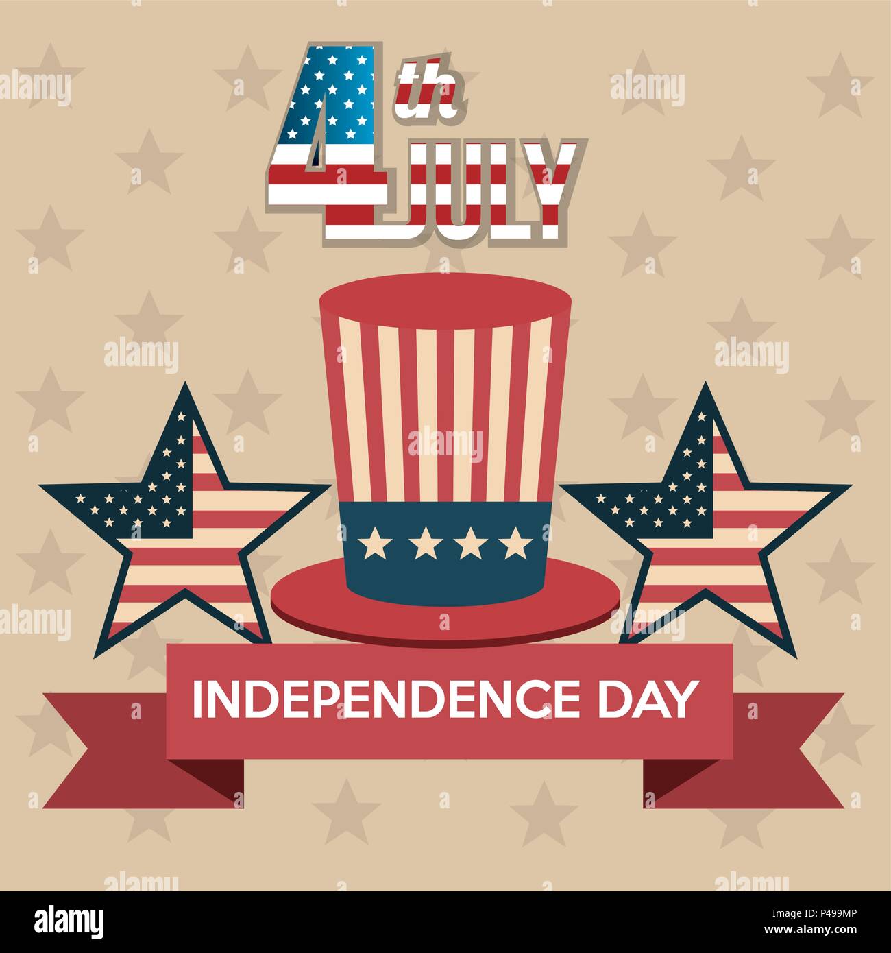 hat USA independence day celebration Stock Vector Image & Art - Alamy
