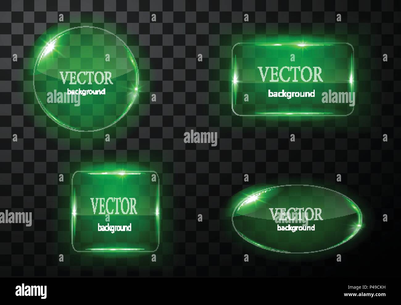 Glass vector button plane. Easy editable background Stock Vector Image & Art - Alamy