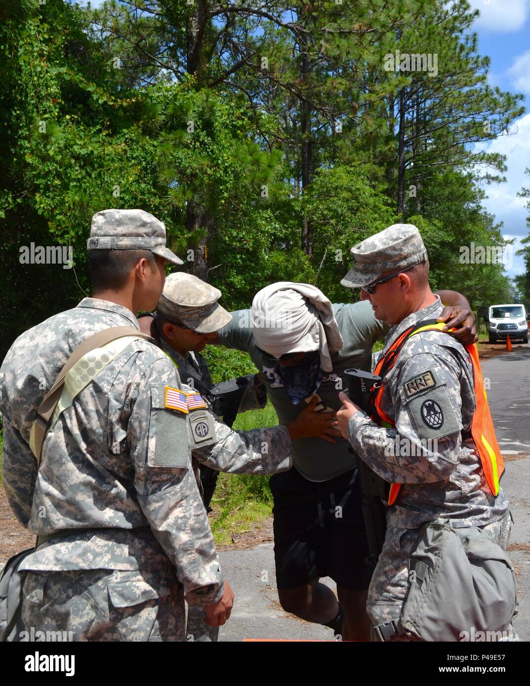 SUNNY POINT, N.C. - Members of the NC Guard’s 514th Military Police ...