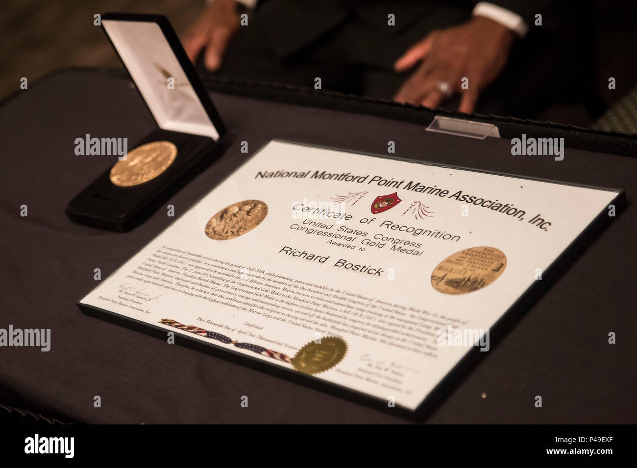 A Montford Point Marine was awarded the Congressional Gold Medal in ...