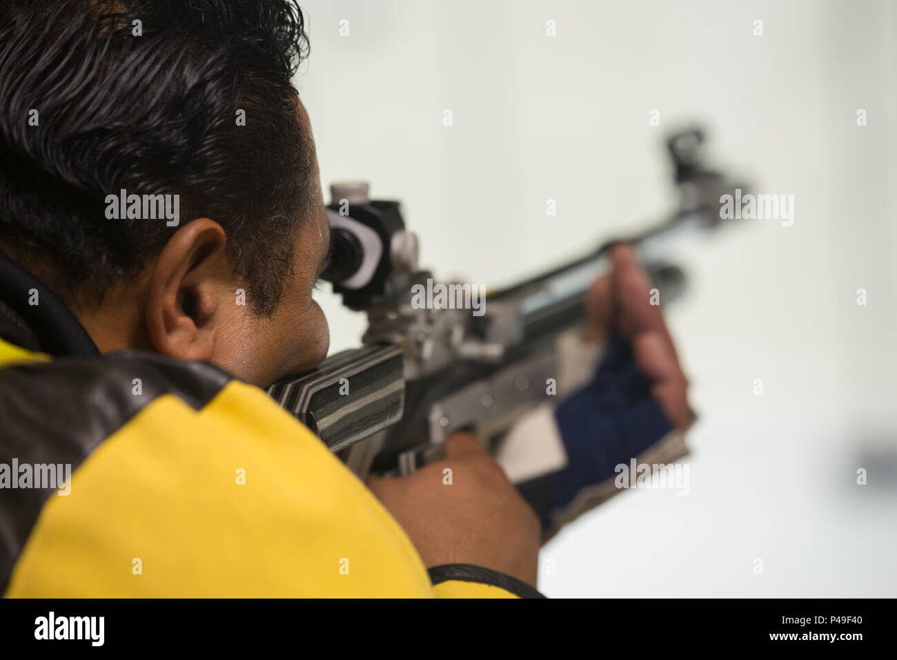 Marines in prone shooting position hi-res stock photography and images ...