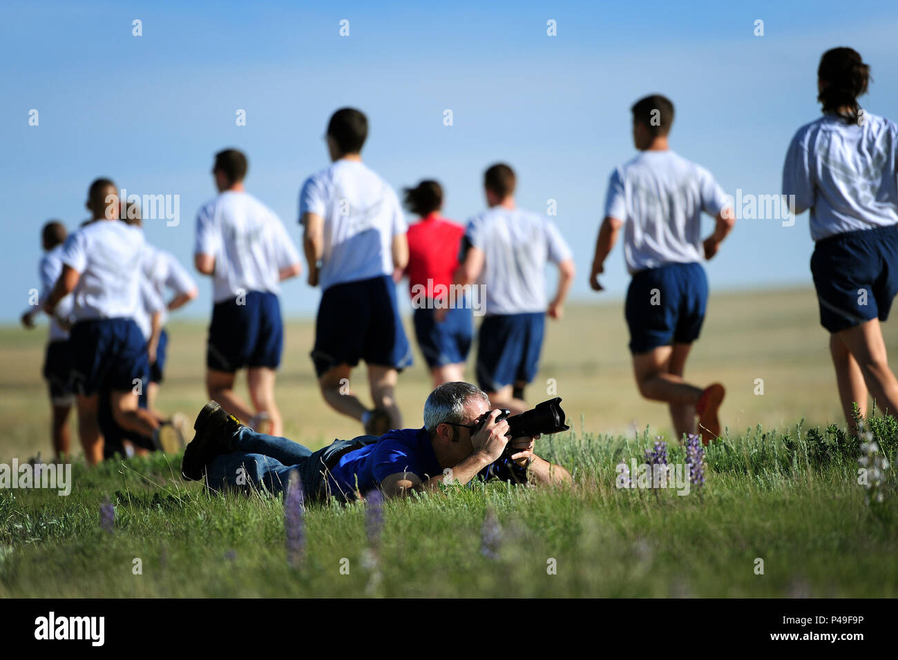 SCHRIEVER AIR FORCE BASE, Colo. -- Photographer Christopher DeWitt ...