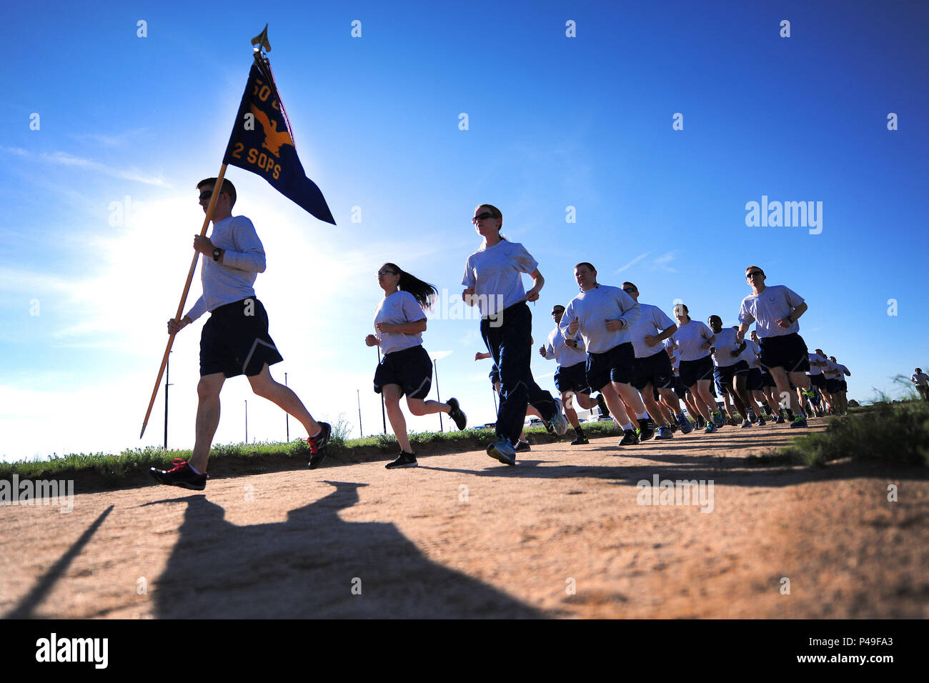 SCHRIEVER AIR FORCE BASE, Colo. -- Members of the 50th Space Wing ...