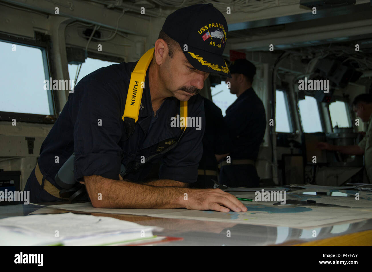 CEBU, Philippines (June 21, 2016) Capt. Drew St. John, commanding ...