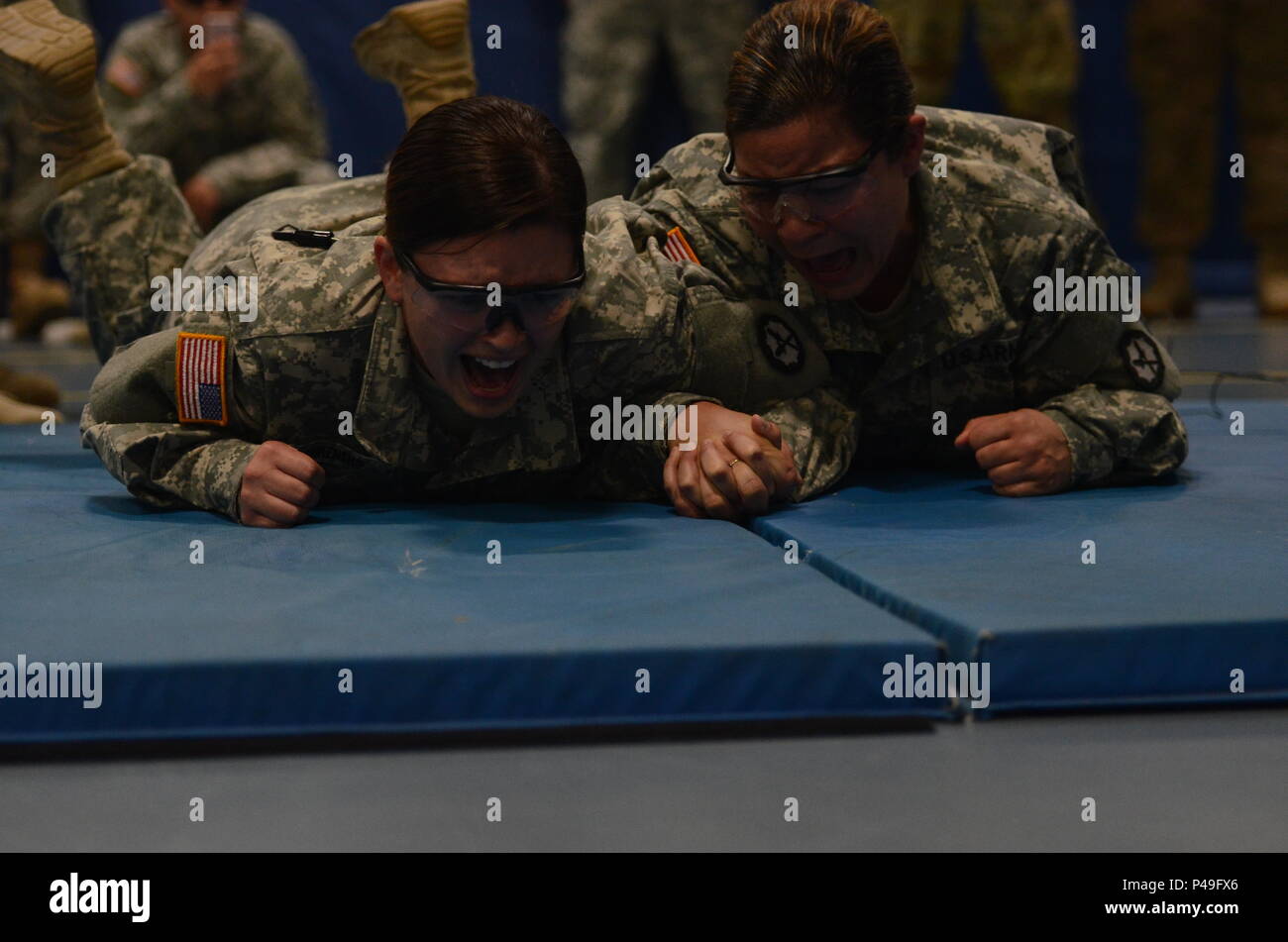 U.S. Army Reserve Spc. Jessica Blankensky (left) with the 304th ...