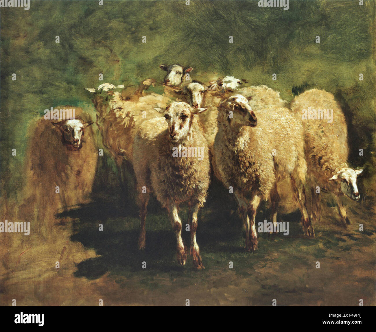 Constant troyon painting hi-res stock photography and images - Alamy