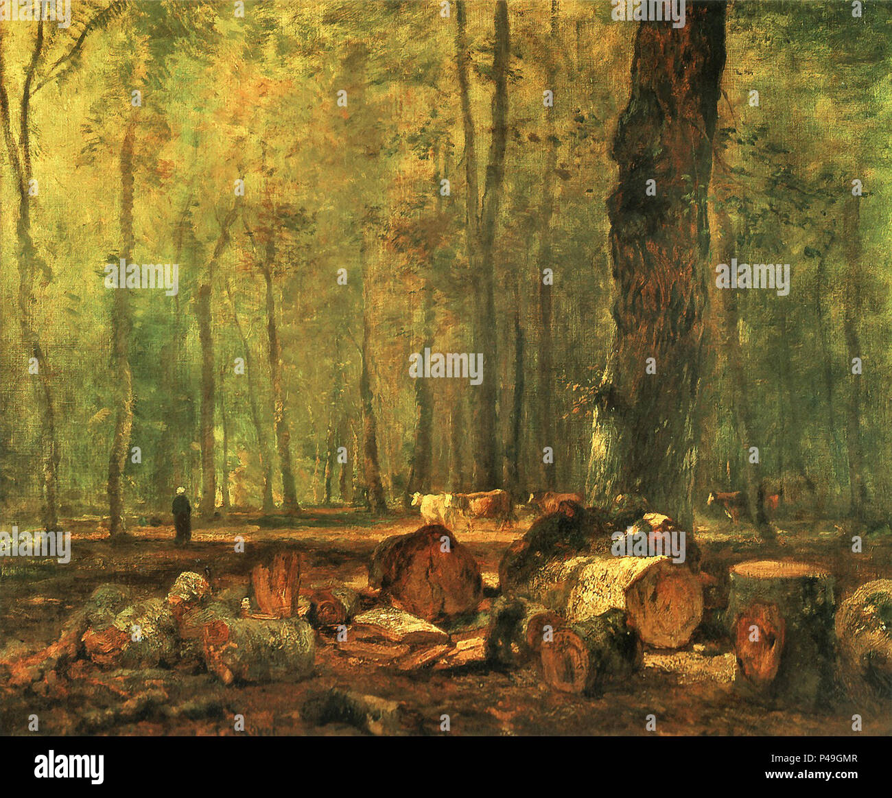 Constant troyon painting hi-res stock photography and images - Alamy