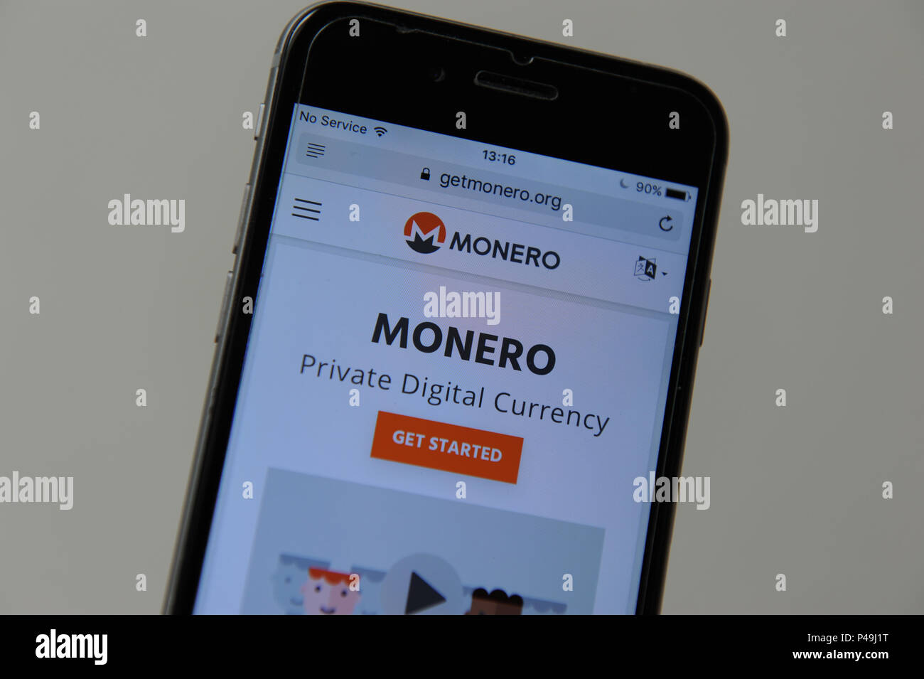 Monero symbol hi-res stock photography and images - Alamy