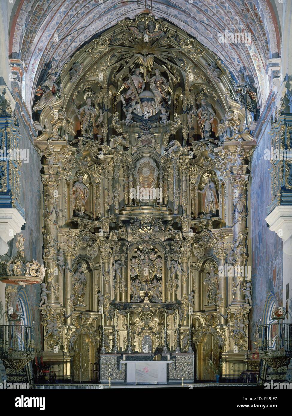 RETABLO MAYOR-BARROCO. Location: IGLESIA DE SANTA MARIA DE LA O, SPAIN ...