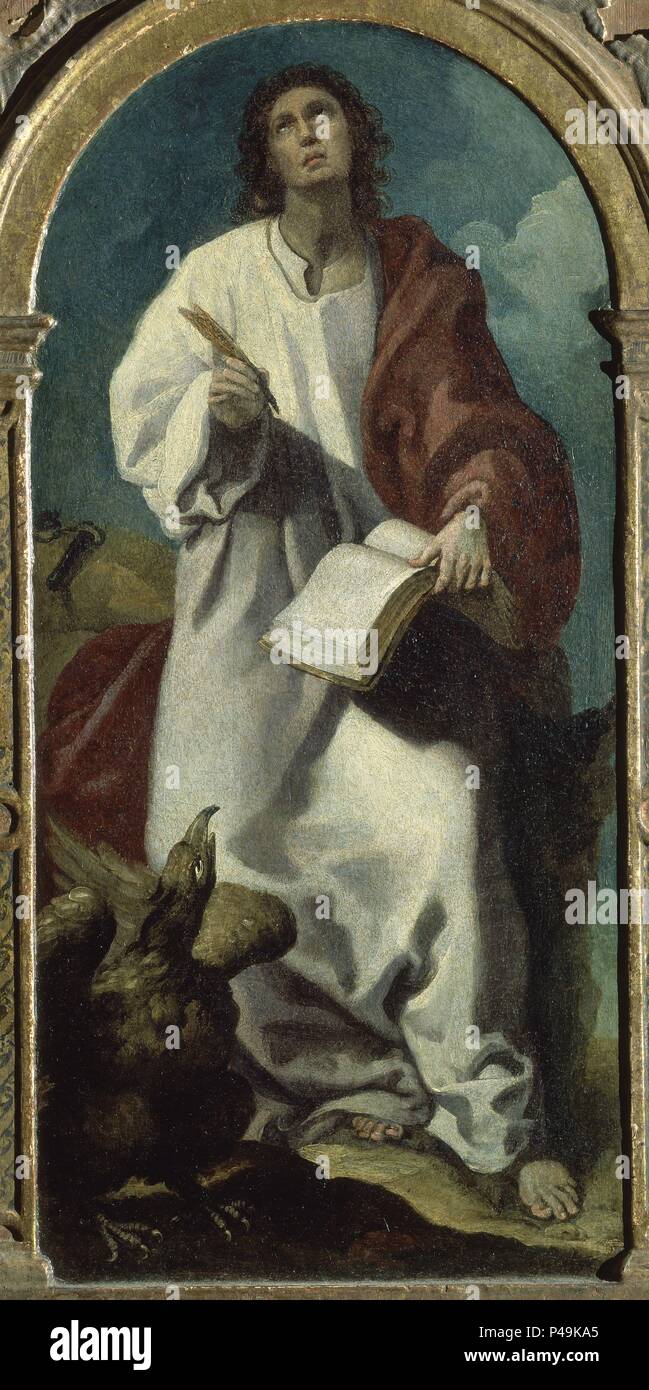 SAN JUAN EVANGELISTA. Author: Francisco Ribalta (1565-1628). Location ...