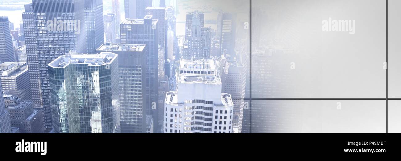 City transition with wall Stock Photo - Alamy