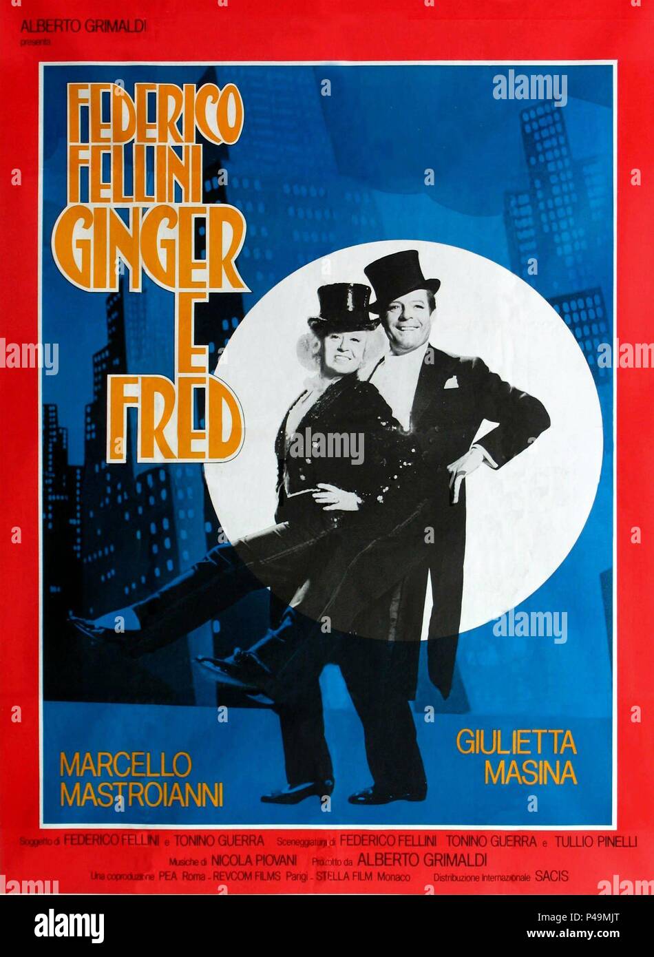 Original Film Title: GINGER E FRED. English Title: GINGER AND FRED ...