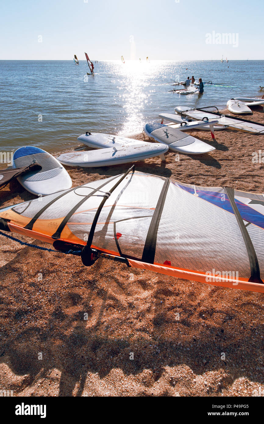 Windsurf boards hi-res stock photography and images - Alamy