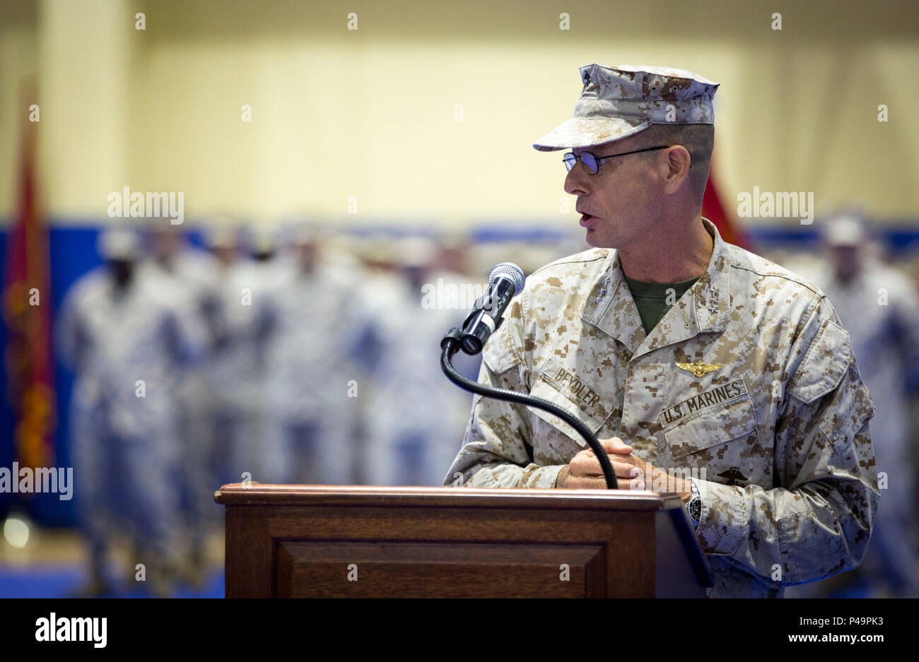 U.S. Marine Corps Lt. Gen. William Beydler, Marine Corps Forces Central ...