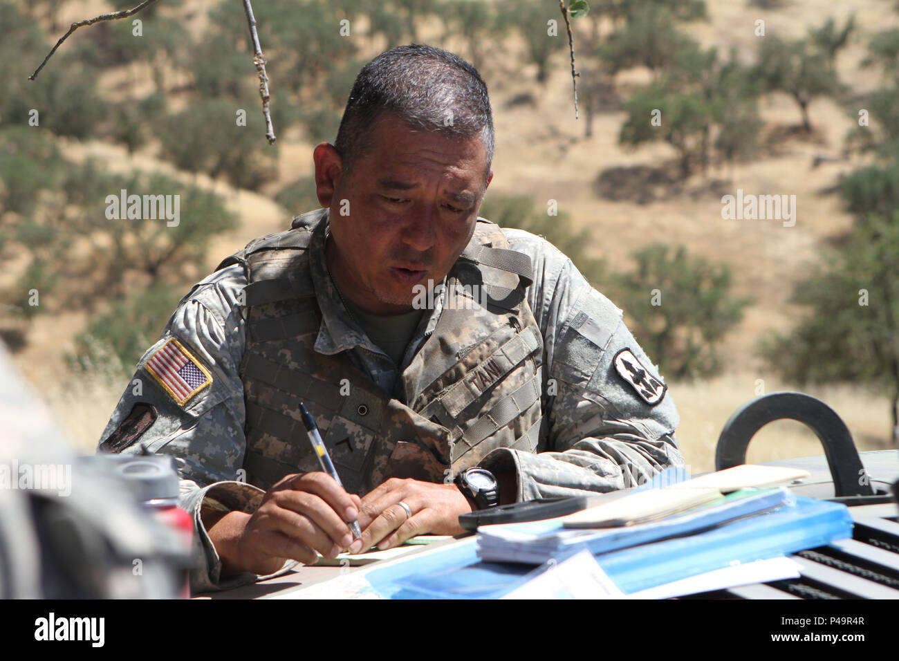 Capt. Gary Tani, field artillery officer for the Hawaii Army National ...