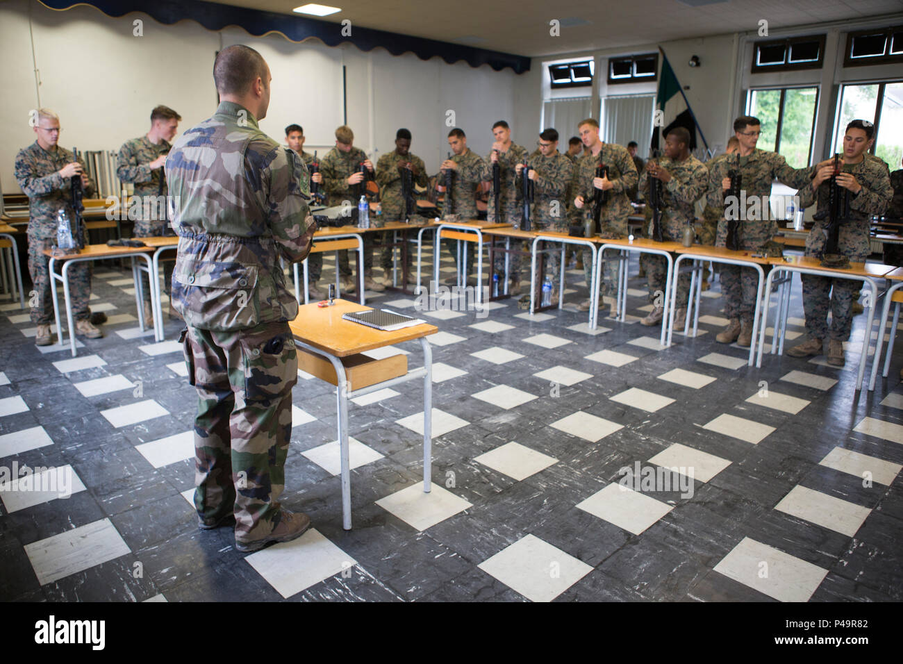 A French Army Center for Urban Combat training instructor explains how ...