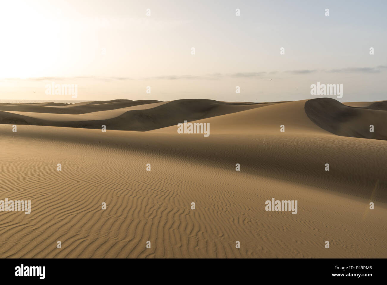 Desert - beautiful landscape with sand dunes Stock Photo - Alamy