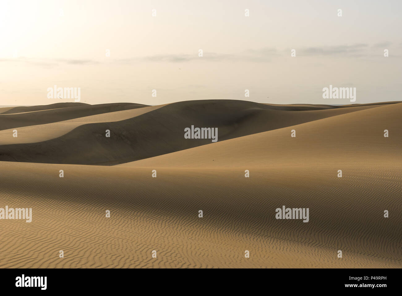 Desert - beautiful landscape with sand dunes Stock Photo - Alamy