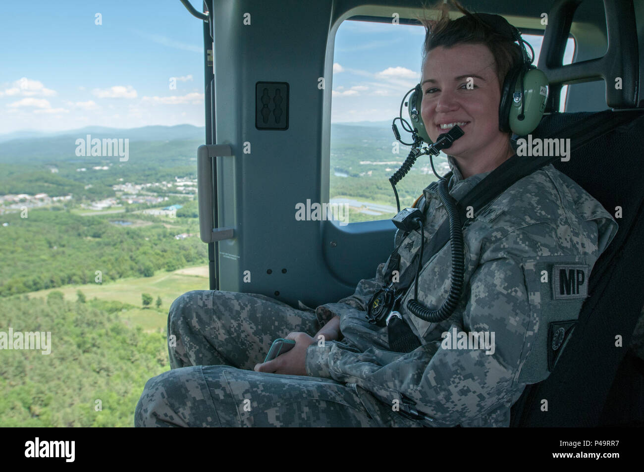 U.S. Army Sgt. Hillary Ward, assigned to Detachment 1, Military Police ...