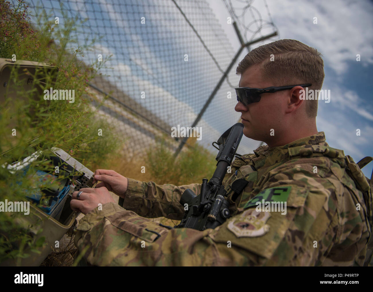 Senior Airman Michael Van Deusen, 455th Expeditionary Security Forces ...