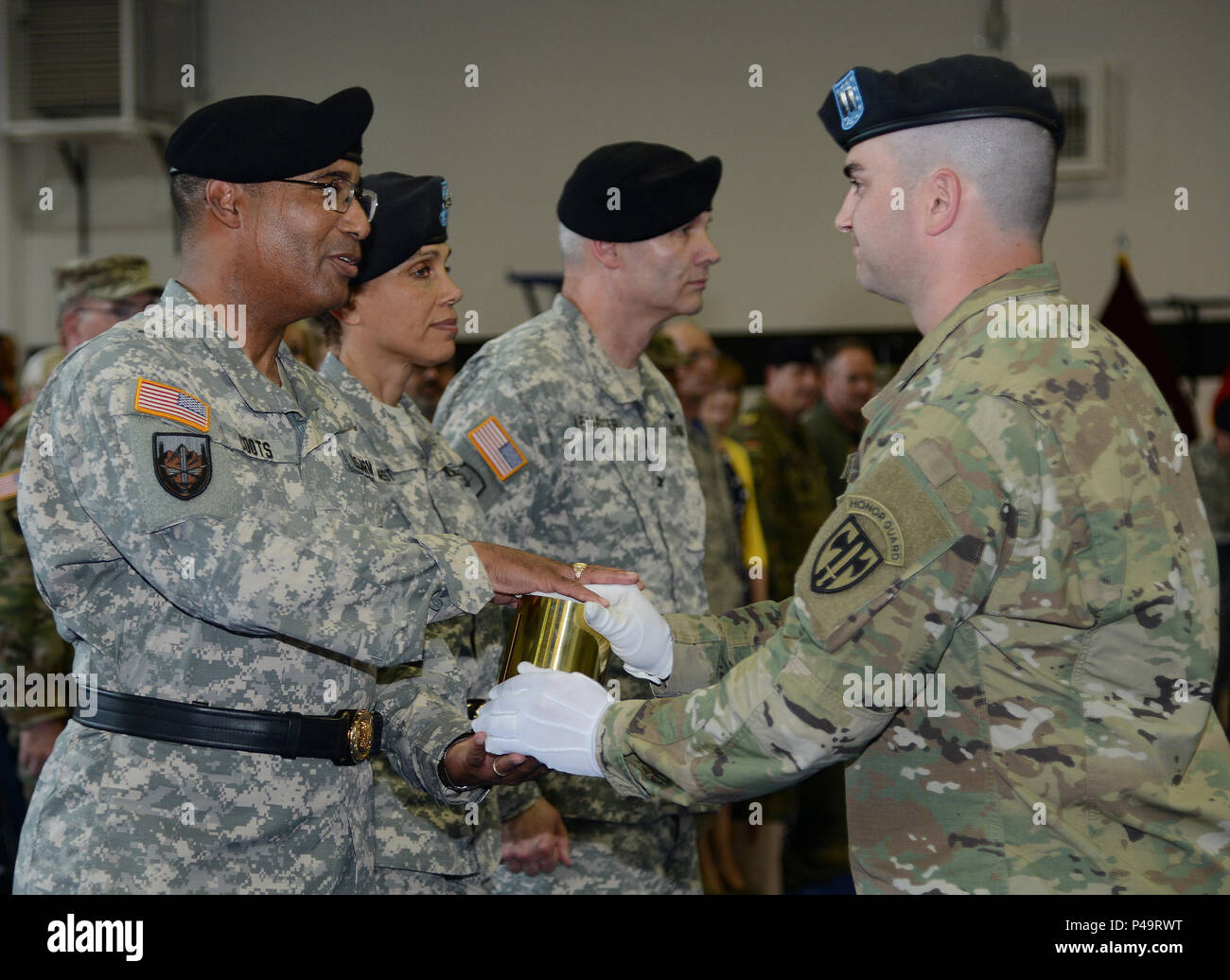 Capt. Steven Matoskey, officer in charge of the 529th Military Police ...