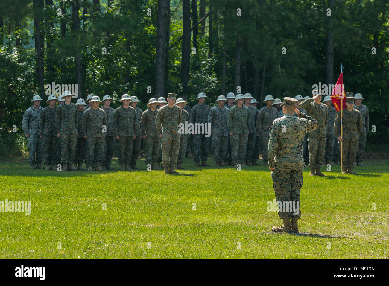U.S. Marines, Sailors and civilians attend Weapons Training Battalion ...