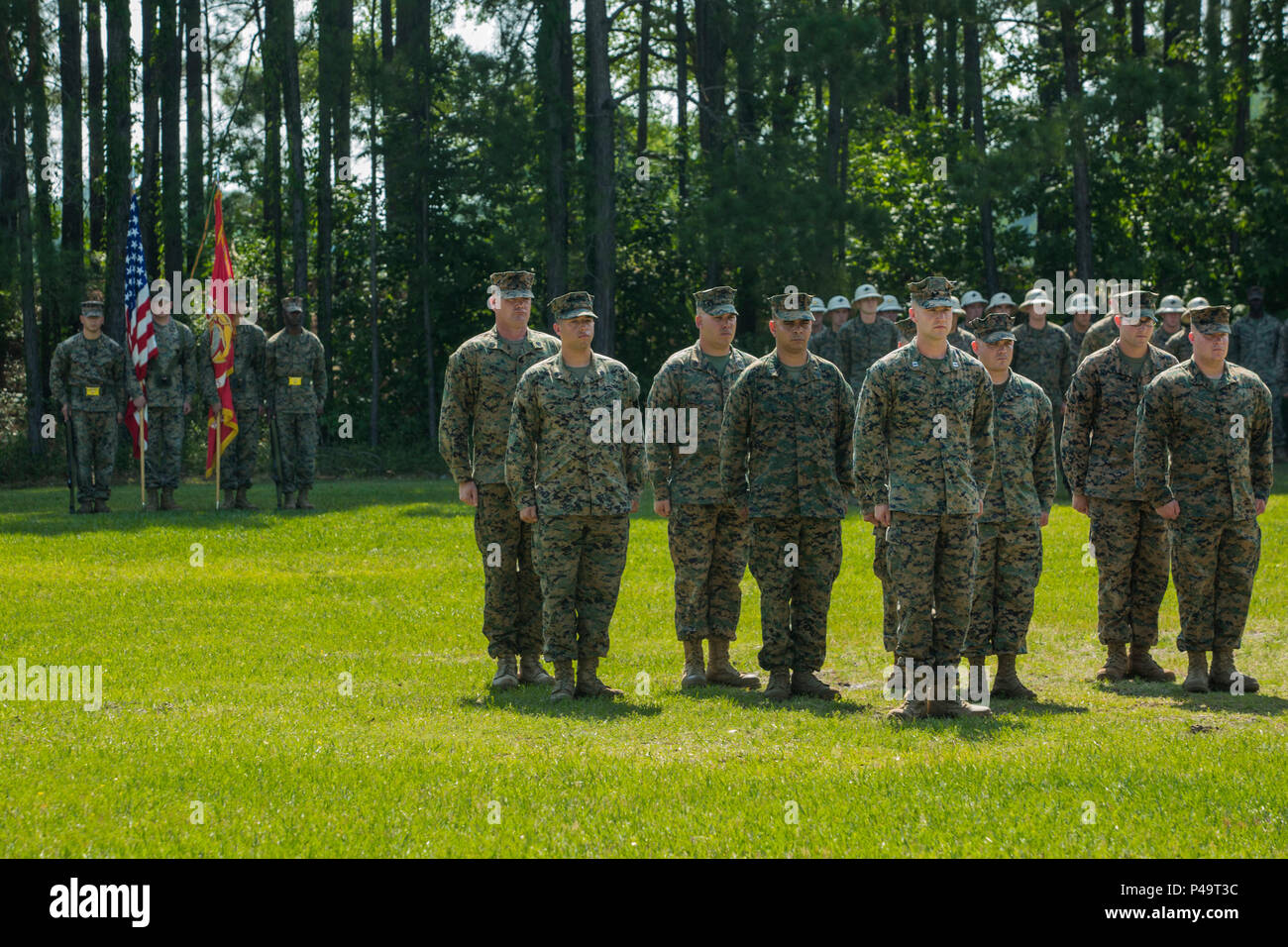 U.S. Marines, Sailors and civilians attend Weapons Training Battalion ...