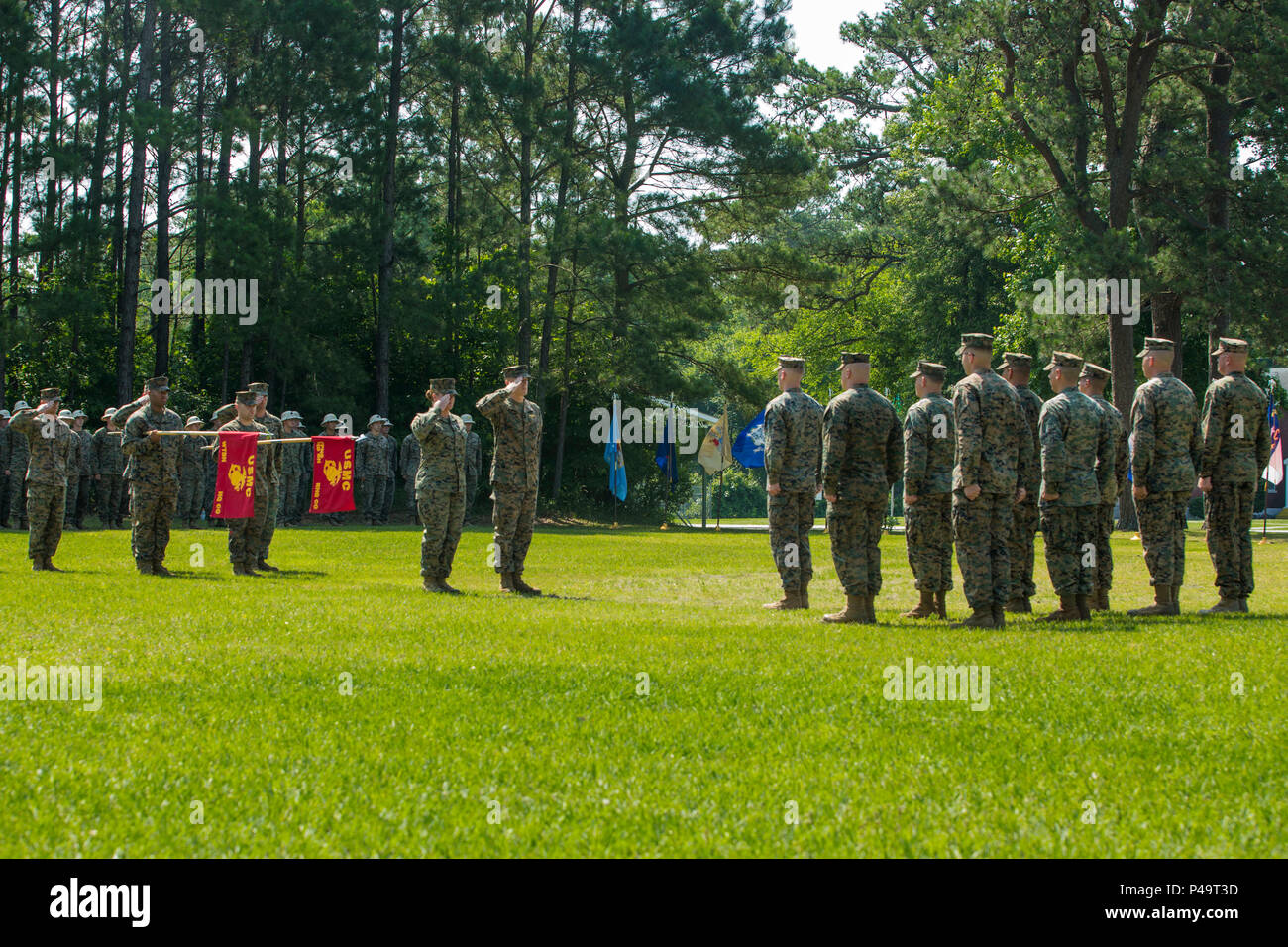 U.S. Marines, Sailors and civilians attend Weapons Training Battalion ...