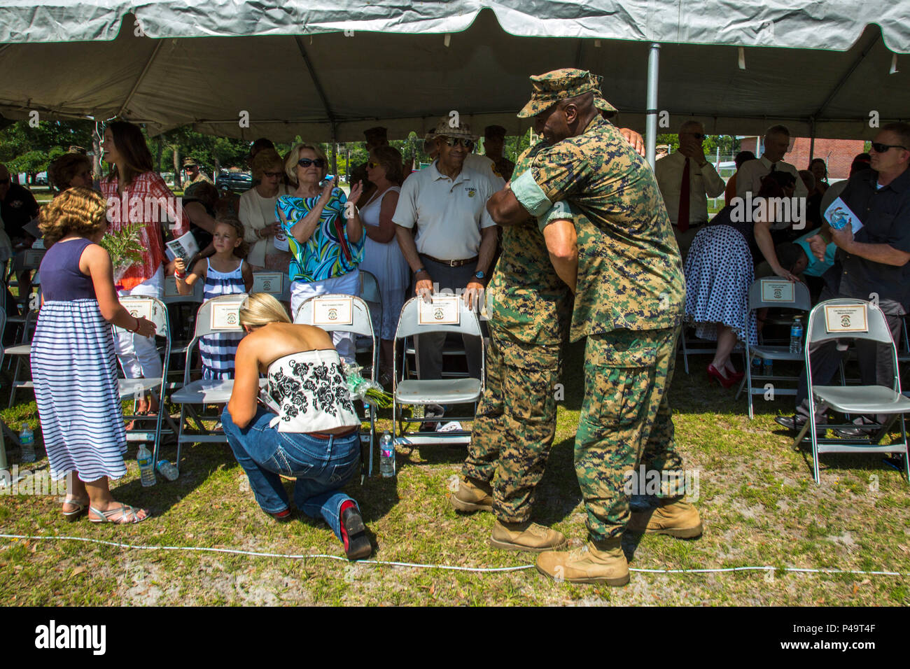 U.S. Marines, Sailors and civilians attend Weapons Training Battalion ...