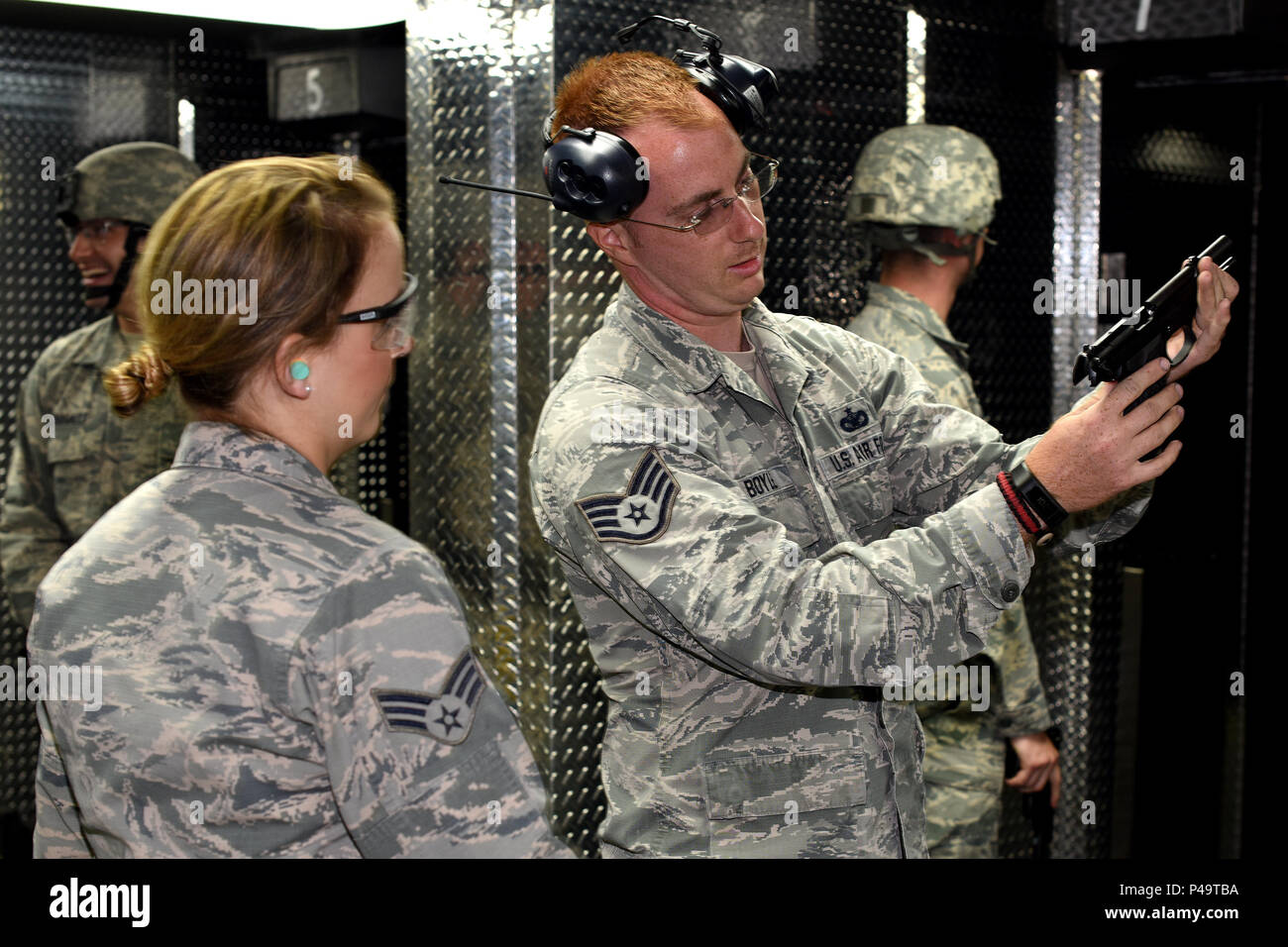 June 21, 2016 - Members from the 109th Security Forces Squadron come to ...