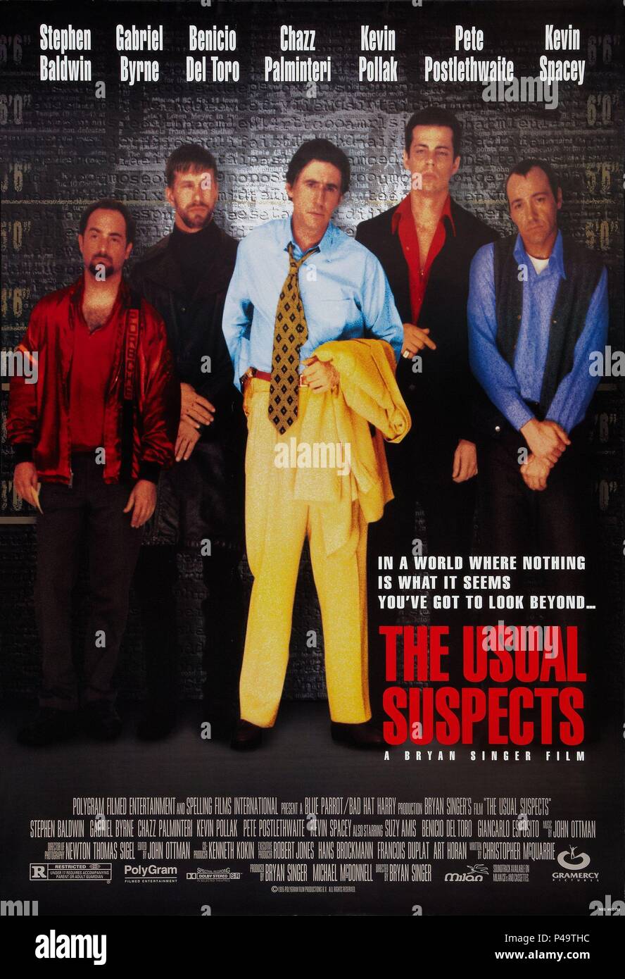 Original Film Title: THE USUAL SUSPECTS. English Title: THE USUAL ...